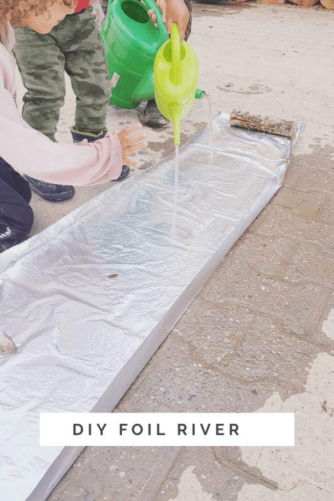 DIY Foil River - Water Play Activity for Kids