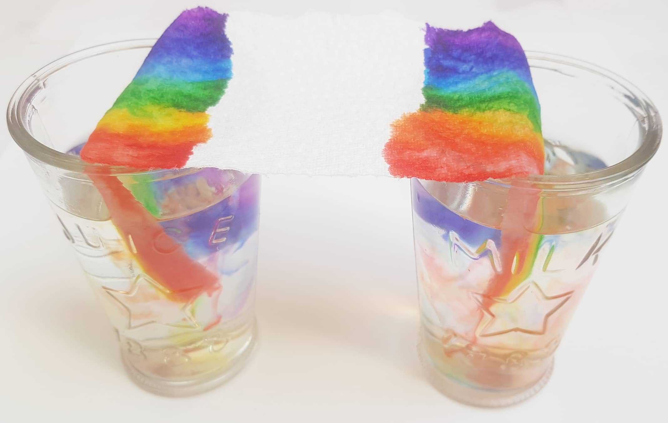 How to Grow a Rainbow - Rainbow Art Project - Lil Tigers
