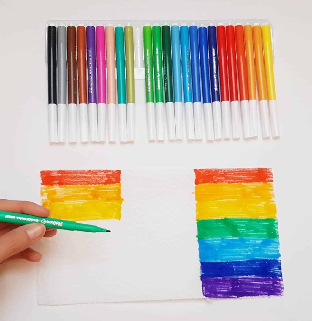 How to Grow a Rainbow - Rainbow Art Project - Lil Tigers