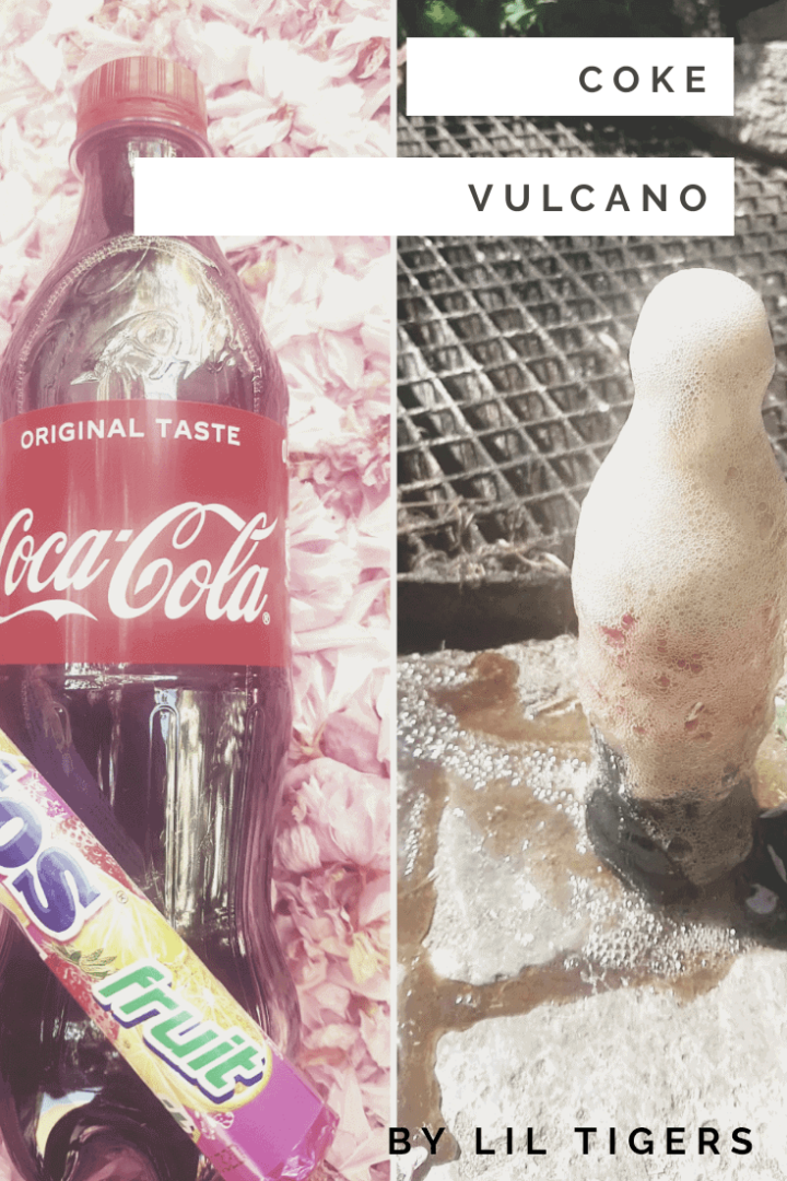 How to Make Your Own Coke and Mentos Volcano - Lil Tigers