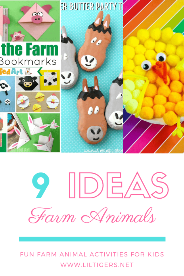9 Fun Farm Animal Crafts and Activities For Kids (age 3+) - Lil Tigers