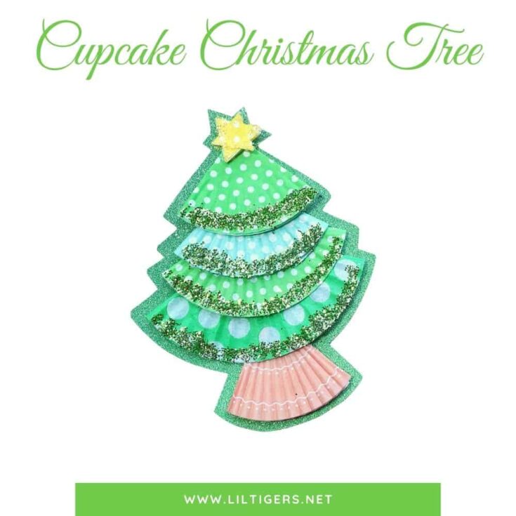 3 Super Easy Cupcake Liner Christmas Crafts For Toddlers - Lil Tigers
