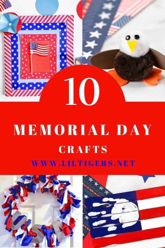 30 Easy Memorial Day Crafts for Kids (age3+) - Lil Tigers