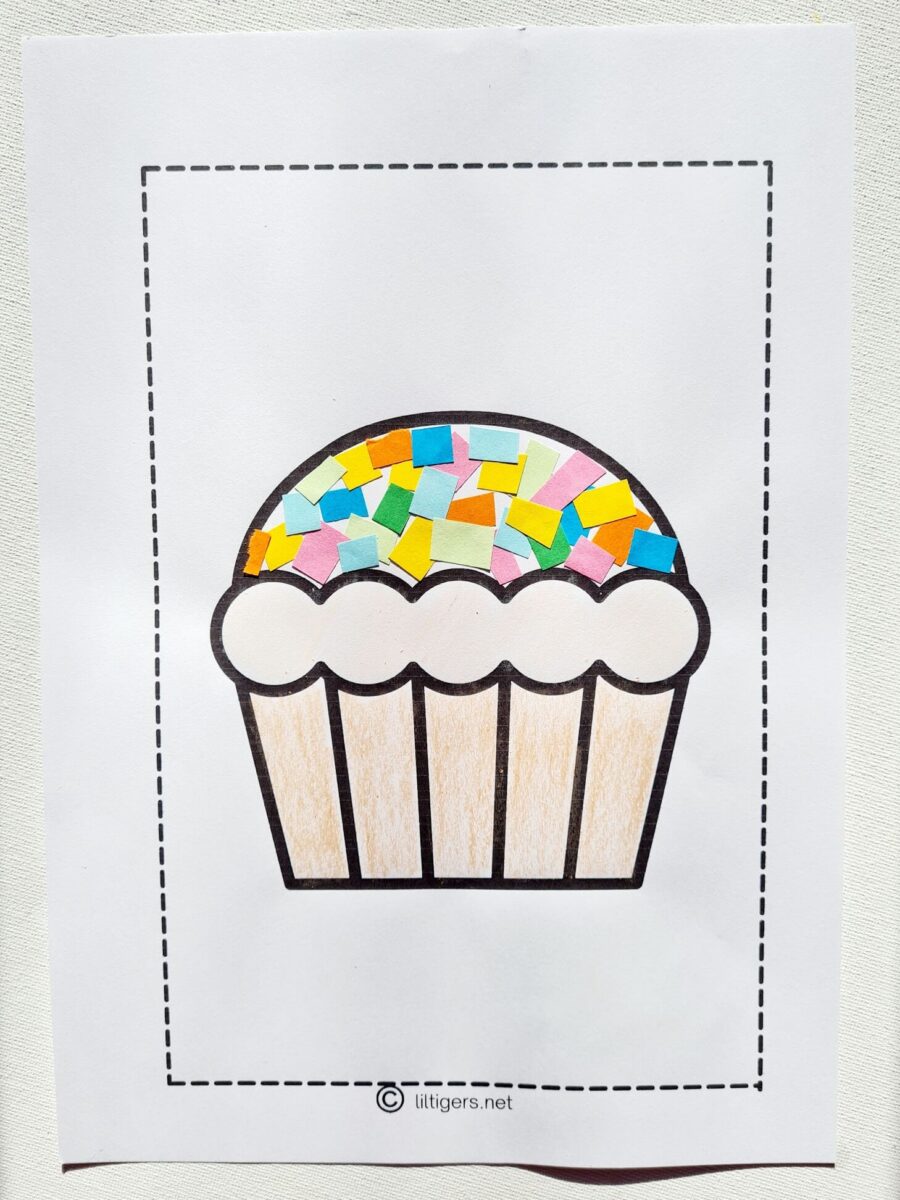 9 Best Cupcake Templates and Coloring Pages - Lil Tigers
