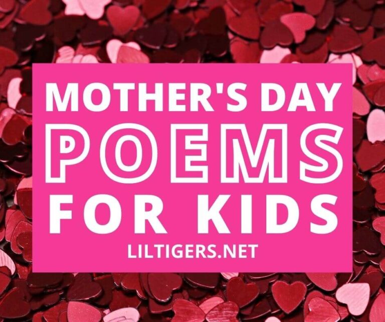 60 Adorable Mother's Day Poems from Kids - Lil Tigers Lil Tigers