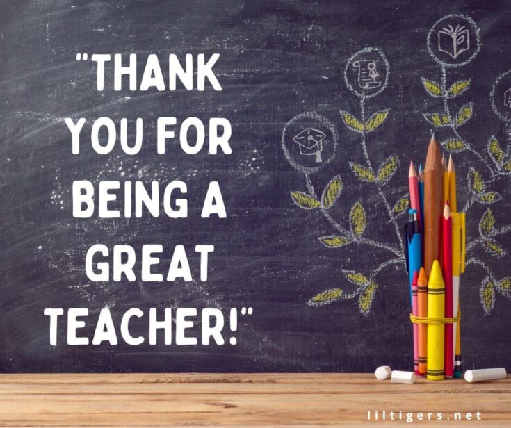 80 Best Teacher Thank You Notes - Teacher Appreciation Note Idea