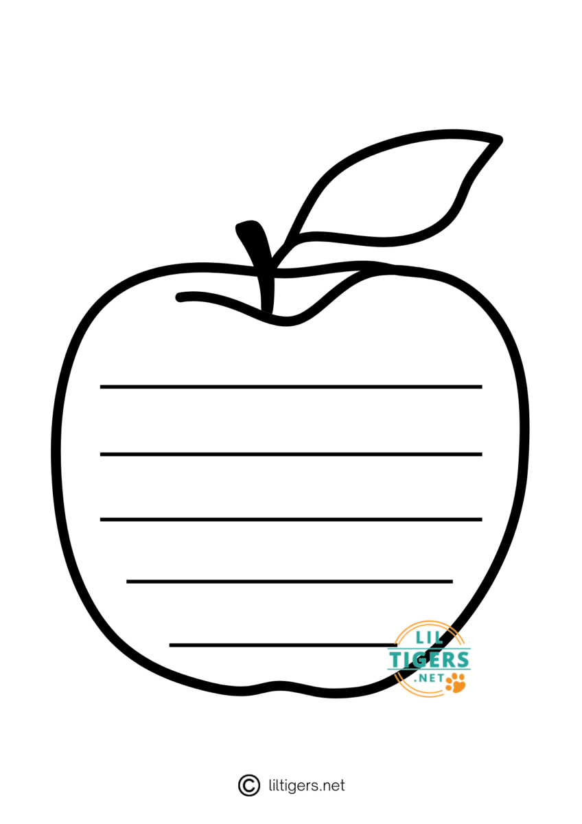 Free Printable Apple Craft Templates - Lil Tigers