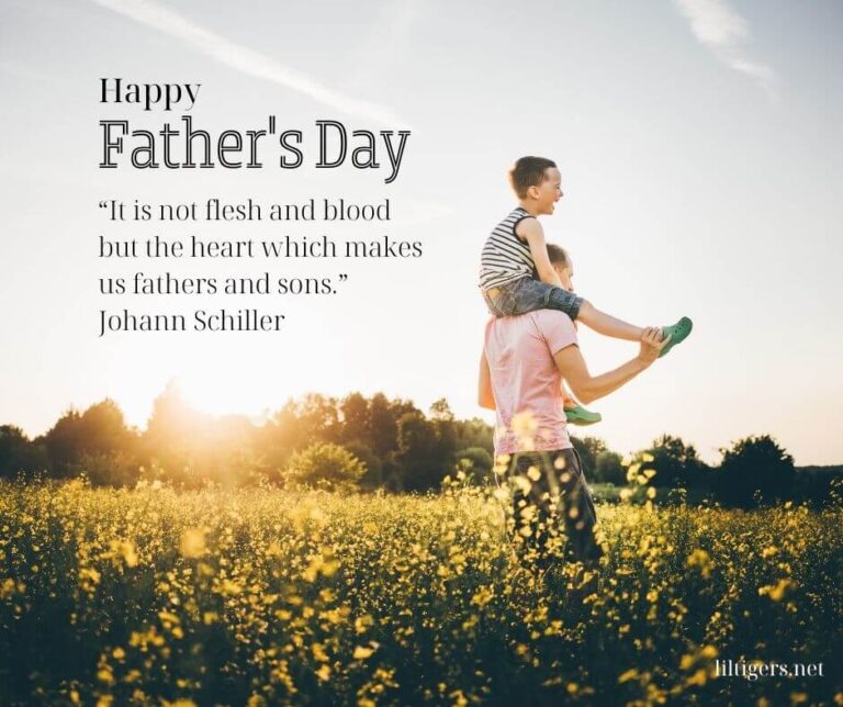 100 Best Father's Day Quotes from Kids - Lil Tigers