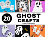 35 Best Non-Spooky Ghost Crafts for Kids - Lil Tigers