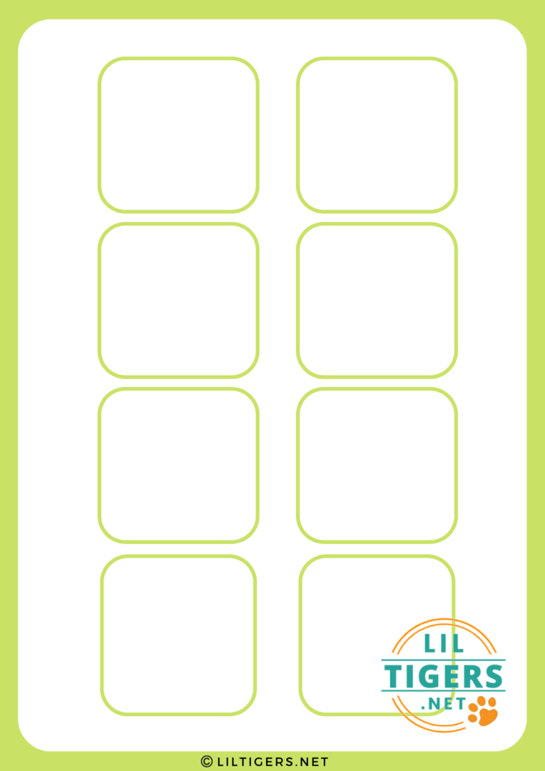 Free Printable Spring Bingo Game - Lil Tigers Lil Tigers
