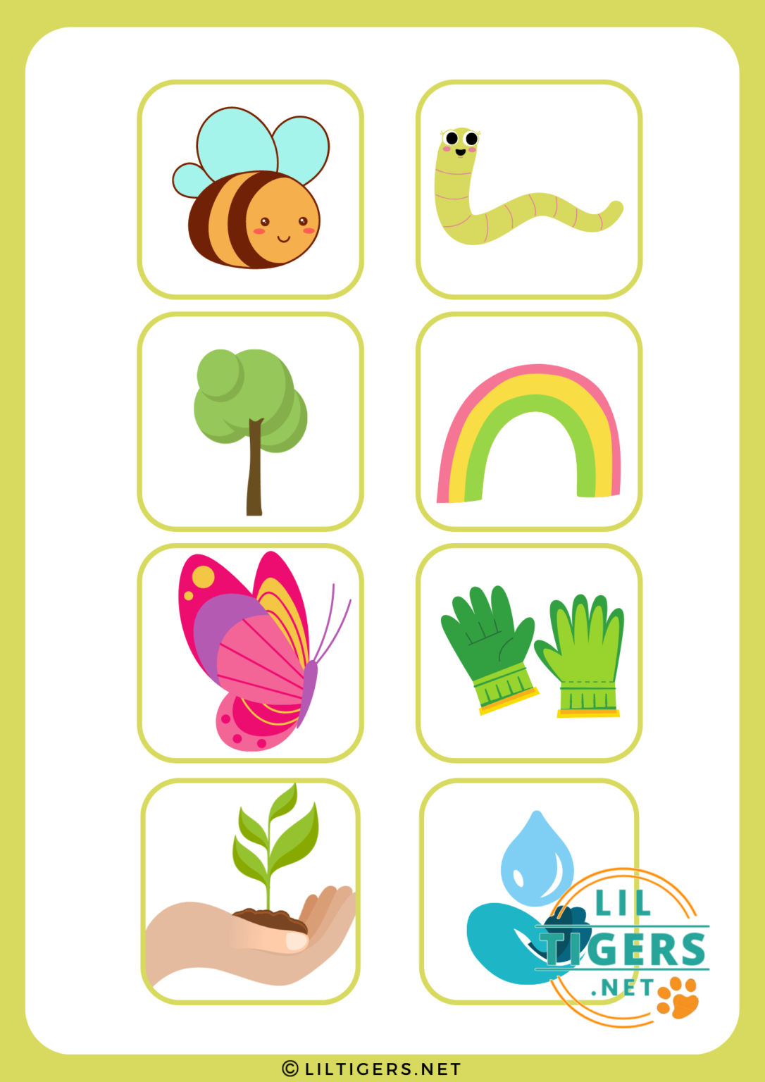 Free Printable Earth Day Bingo For Kids - Lil Tigers Lil Tigers