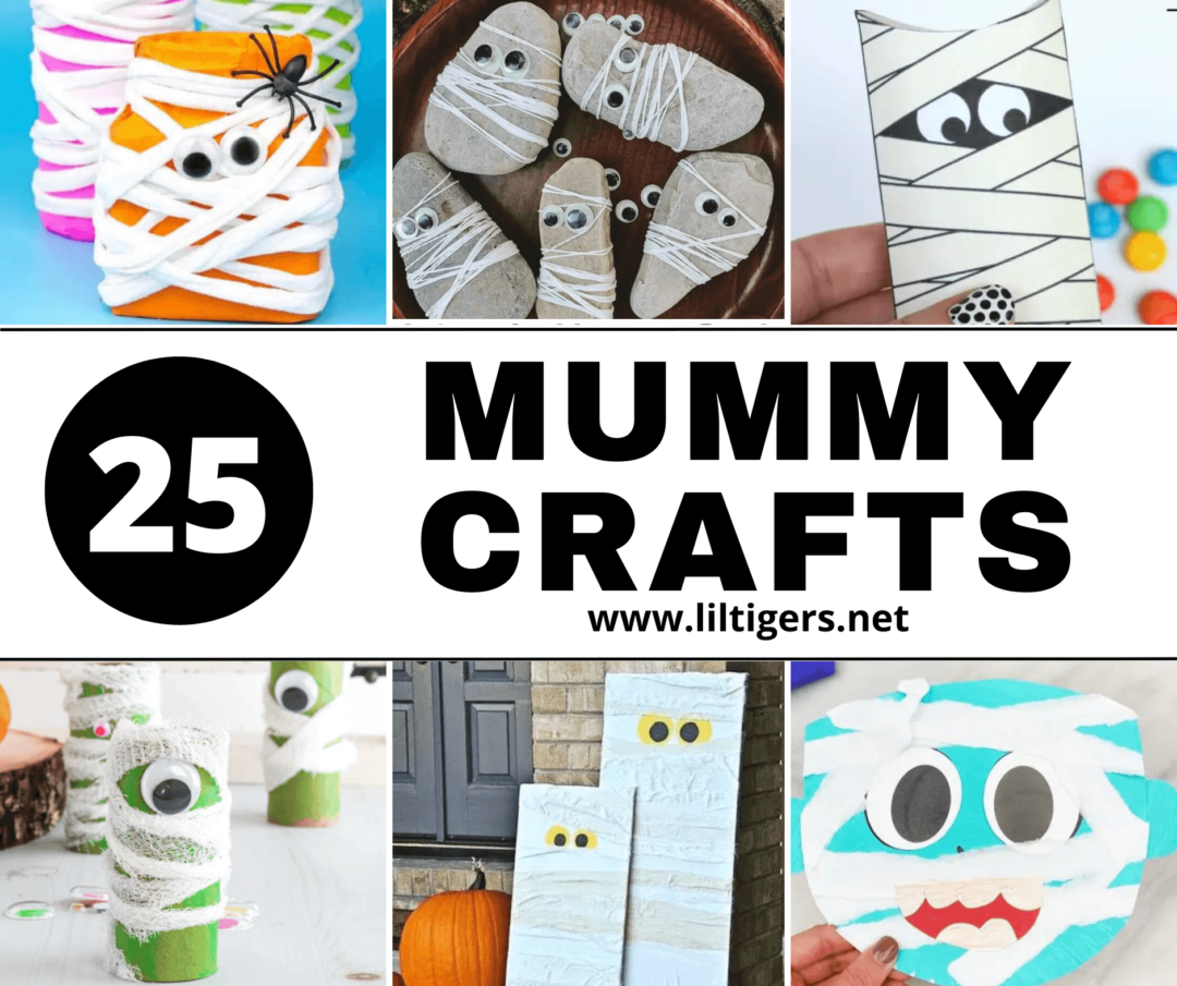 25 Halloween Mummy Crafts for Kids - Lil Tigers Lil Tigers