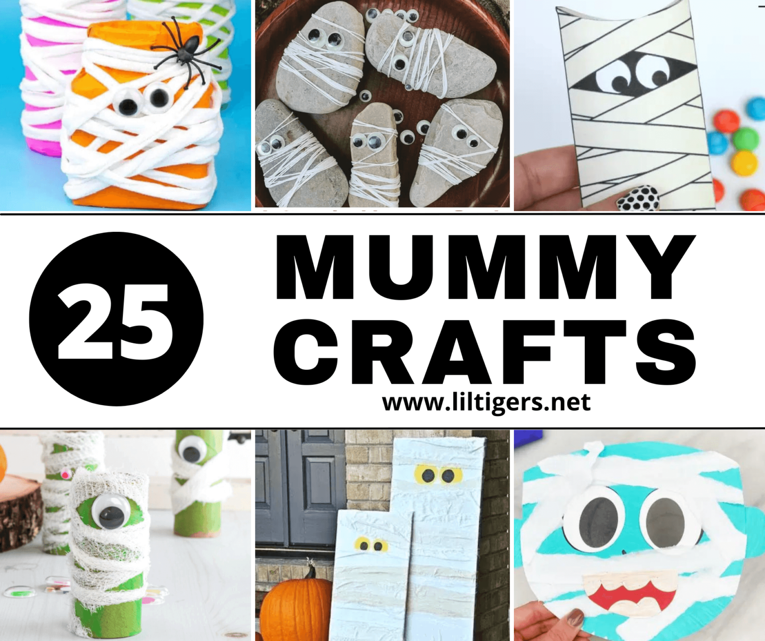 25 Halloween Mummy Crafts for Kids - Lil Tigers Lil Tigers