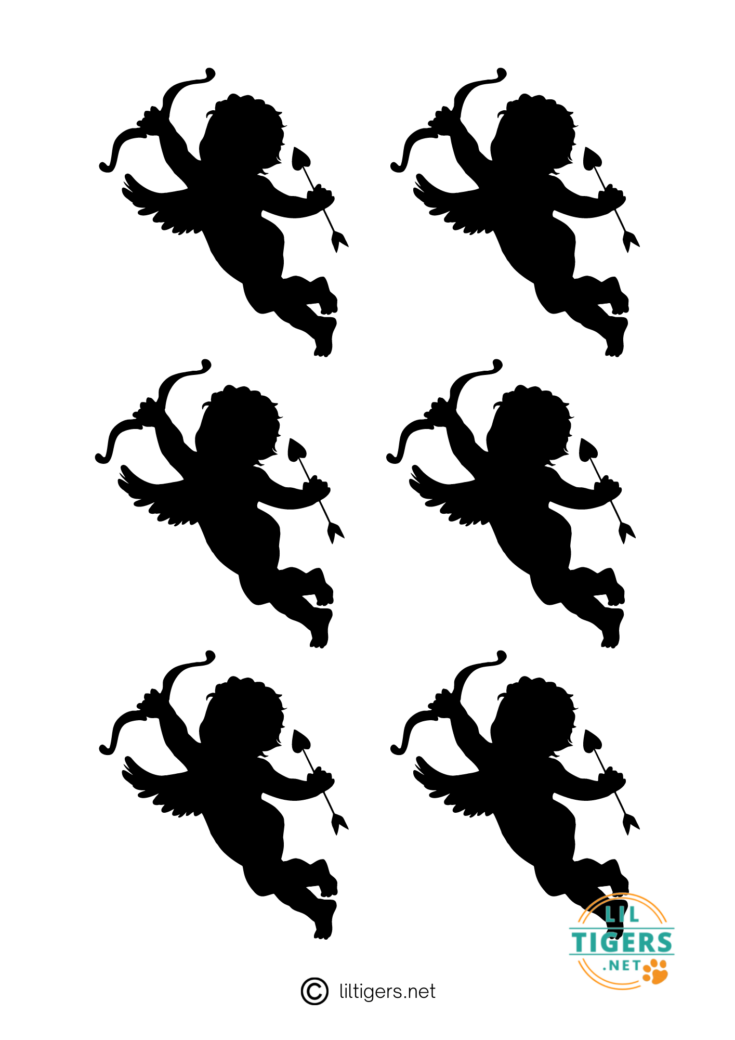 11 Free Cupid Printables (Cupid Craft Templates) Lil Tigers