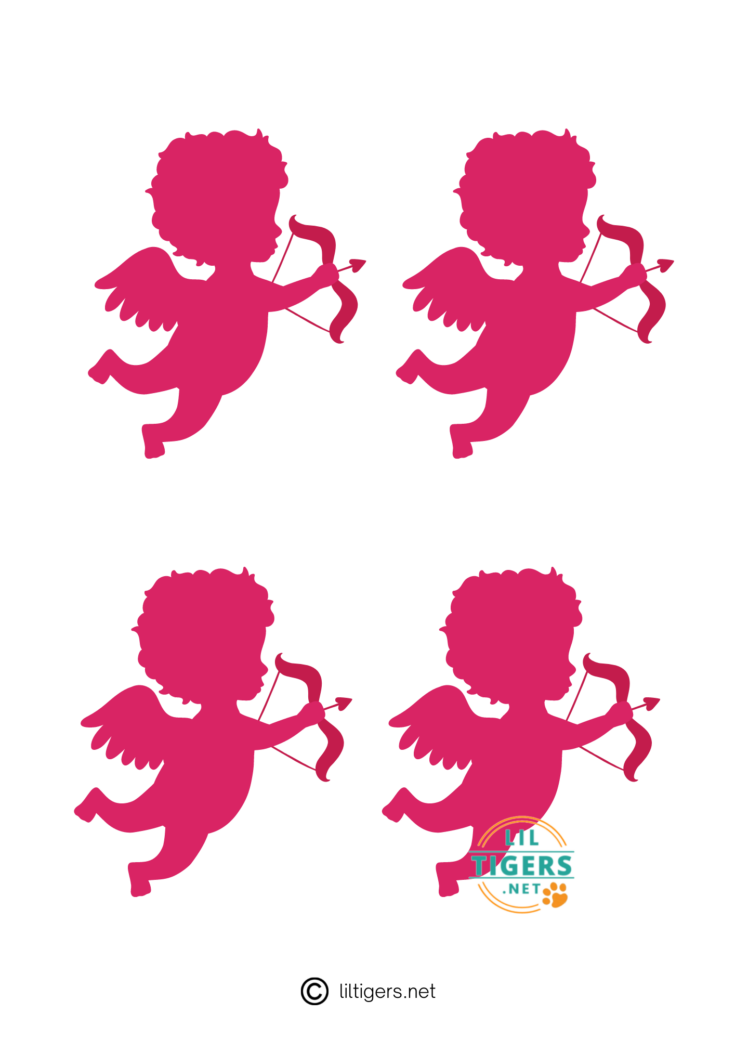 11 Free Cupid Printables (Cupid Craft Templates) Lil Tigers