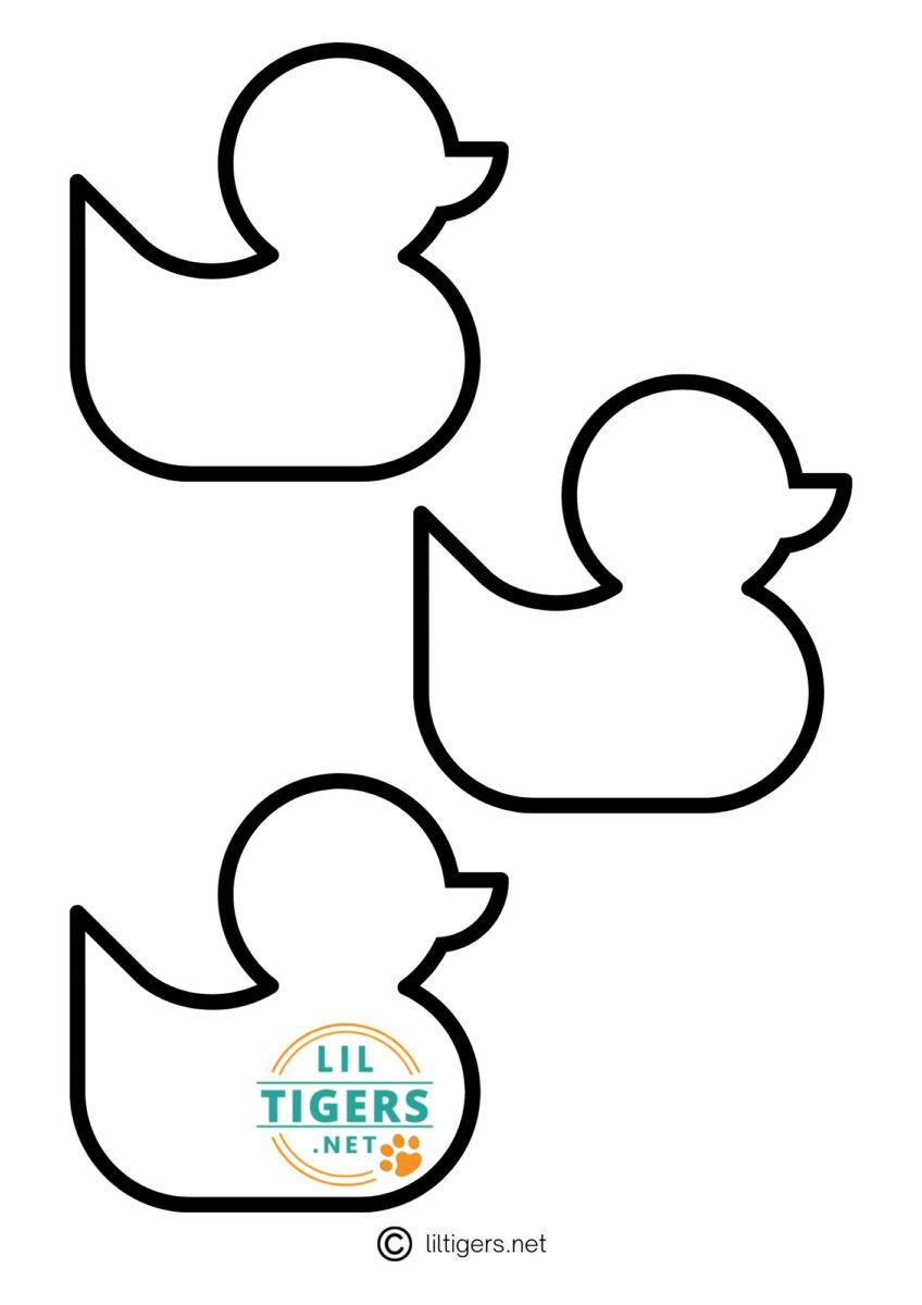 7 Free Printable Duck Templates - Lil Tigers Lil Tigers