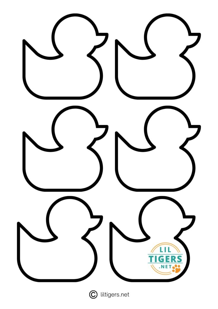 7 Free Printable Duck Templates - Lil Tigers Lil Tigers
