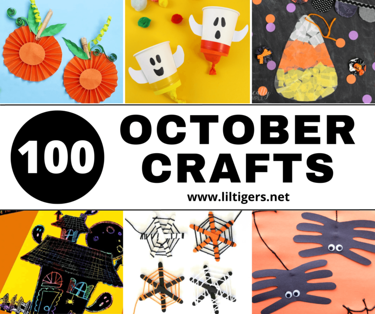 Easy October Crafts for Kids (2023) - Lil Tigers Lil Tigers