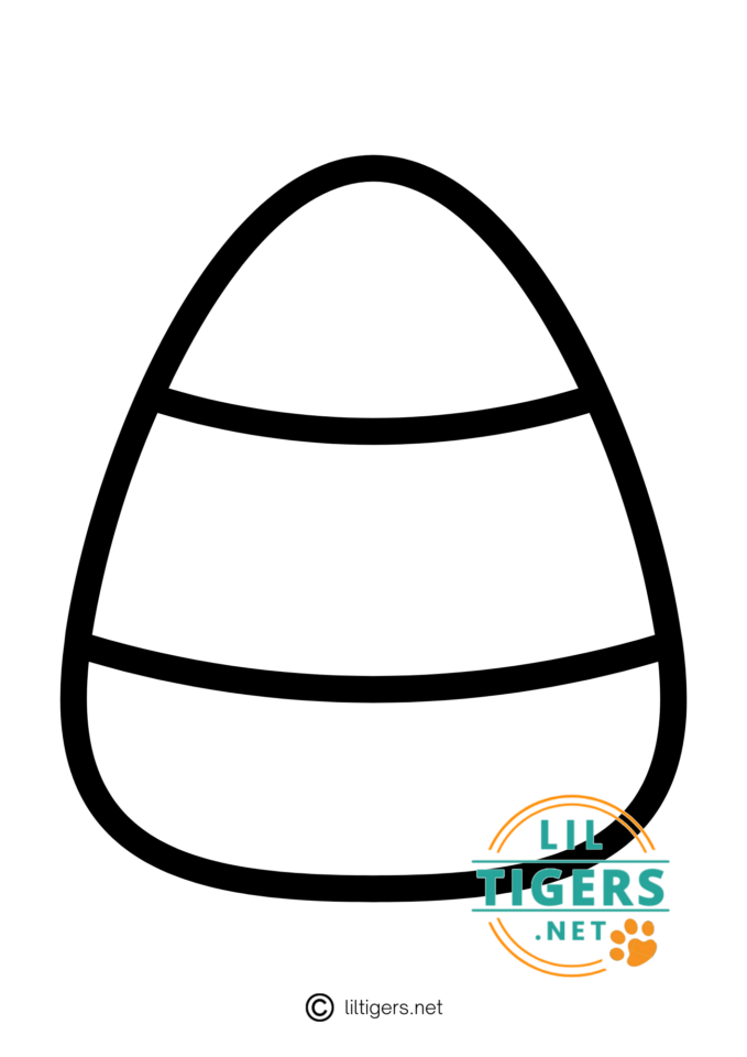 Free Printable Candy Corn Templates - Lil Tigers