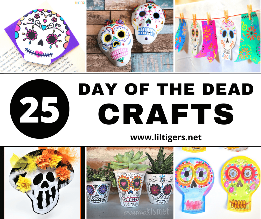 35 Best Day of the Dead Crafts for Dia de Los Muertos - Lil Tigers