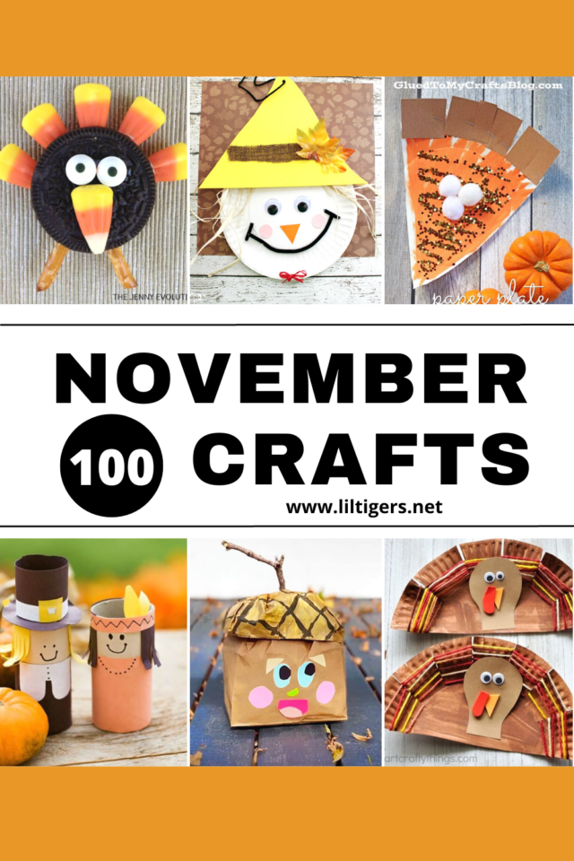 110 Easy November Crafts for Kids - Lil Tigers