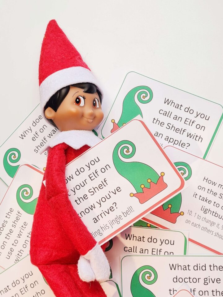 225 Funny Elf on the Shelf Jokes for Kids (incl. Free Printables)