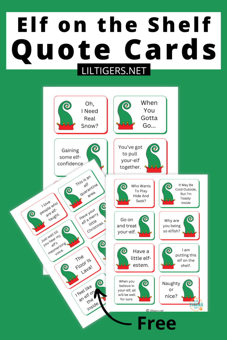 120 Best Elf on the Shelf Quotes incl. Free Printables - Lil Tigers