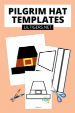 Free Printable Pilgrim Hat Template and Coloring Pages - Lil Tigers