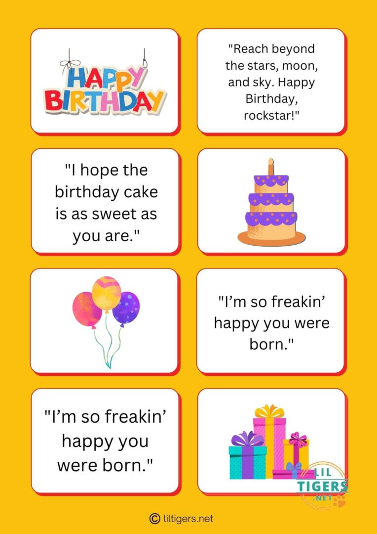 220 Happy Birthday Wishes for Kids - Lil Tigers