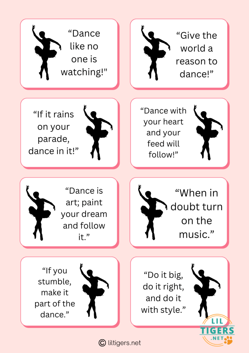 120 Best Dance Quotes for Kids - Lil Tigers