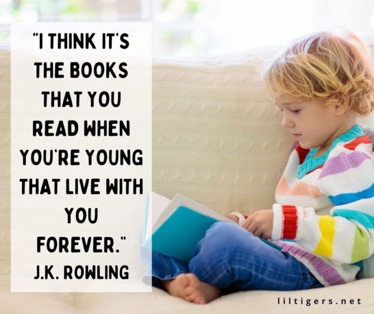 170 Best Reading Quotes for Kids - Lil Tigers