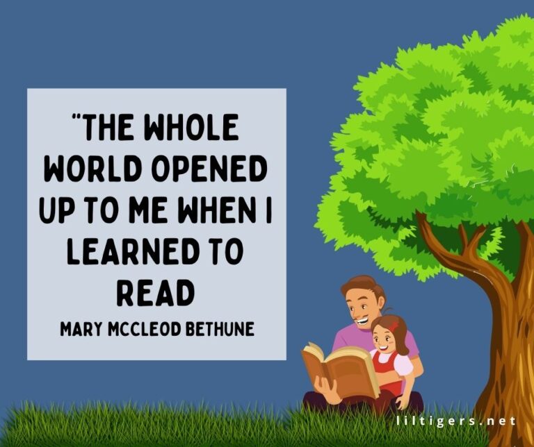 170 Best Reading Quotes for Kids - Lil Tigers