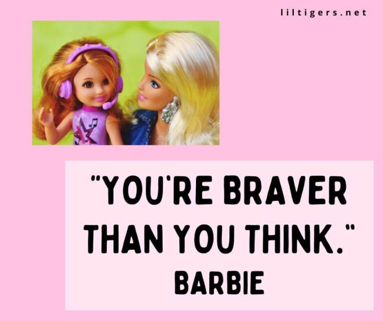 90 Inspirational Barbie Quotes for Kids - Lil Tigers