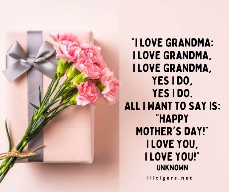 80 Happy Mother's Day Messages for Grandma - Lil Tigers