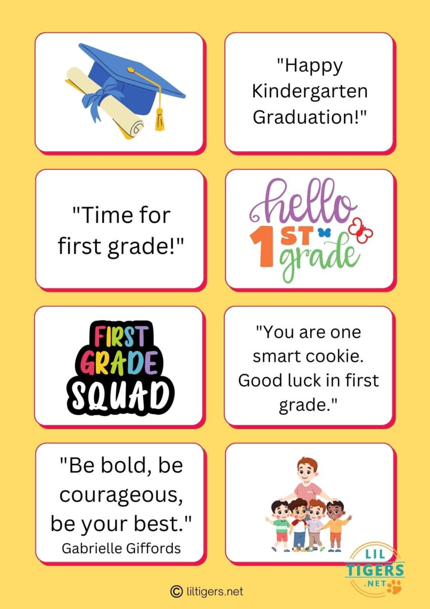 100 Best Kindergarten Graduation Quotes & Sayings - Lil Tigers