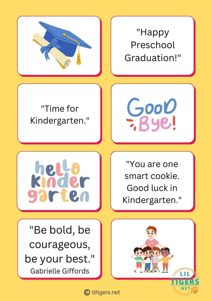 100 Preschool Graduation Quotes and Sayings (2023) - Lil Tigers