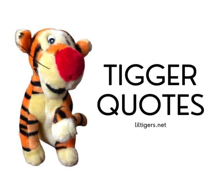 55 Best Tigger Quotes and Sayings - Lil Tigers