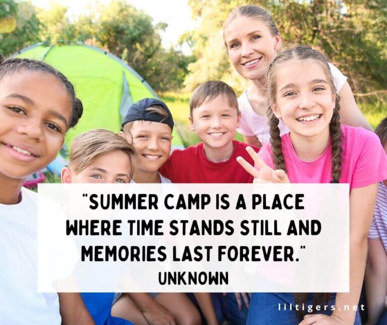 160 Best Summer Camp Quotes for Kids - Lil Tigers