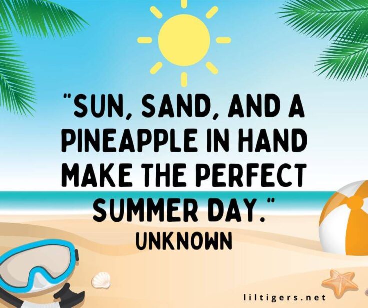 190 Best Summer Quotes for Kids - Lil Tigers
