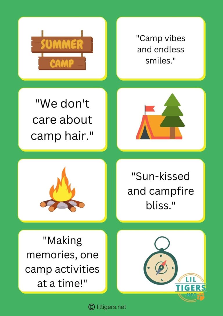 160 Best Summer Camp Quotes for Kids - Lil Tigers