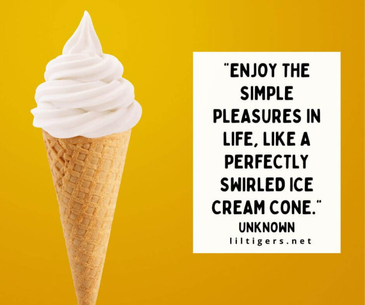 100 Best Ice Cream Quotes for Kids - Lil Tigers
