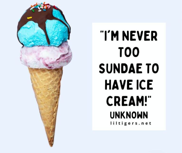 100 Best Ice Cream Quotes for Kids - Lil Tigers
