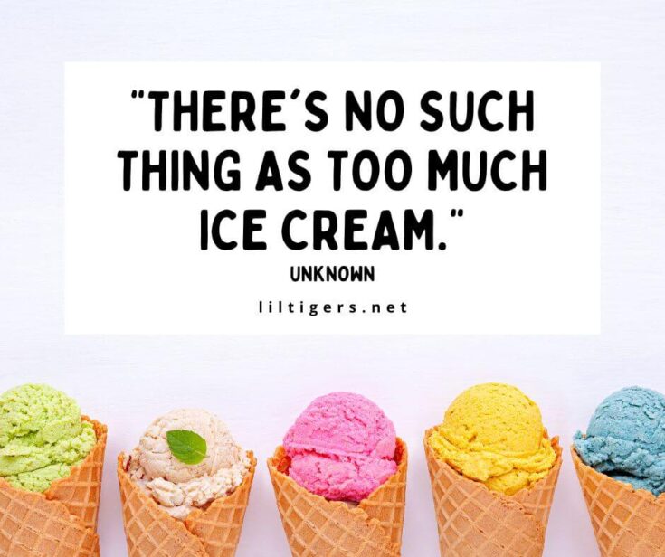 100 Best Ice Cream Quotes for Kids - Lil Tigers