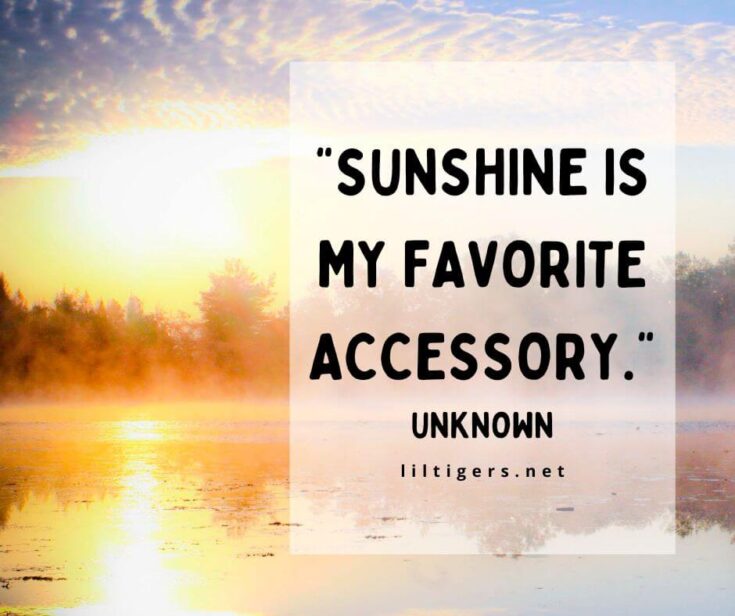 200 Best Hello Sunshine Quotes for Kids - Lil Tigers