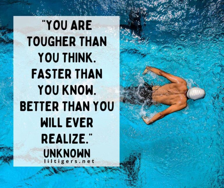 140 Motivational Swimming Quotes for Kids - Lil Tigers