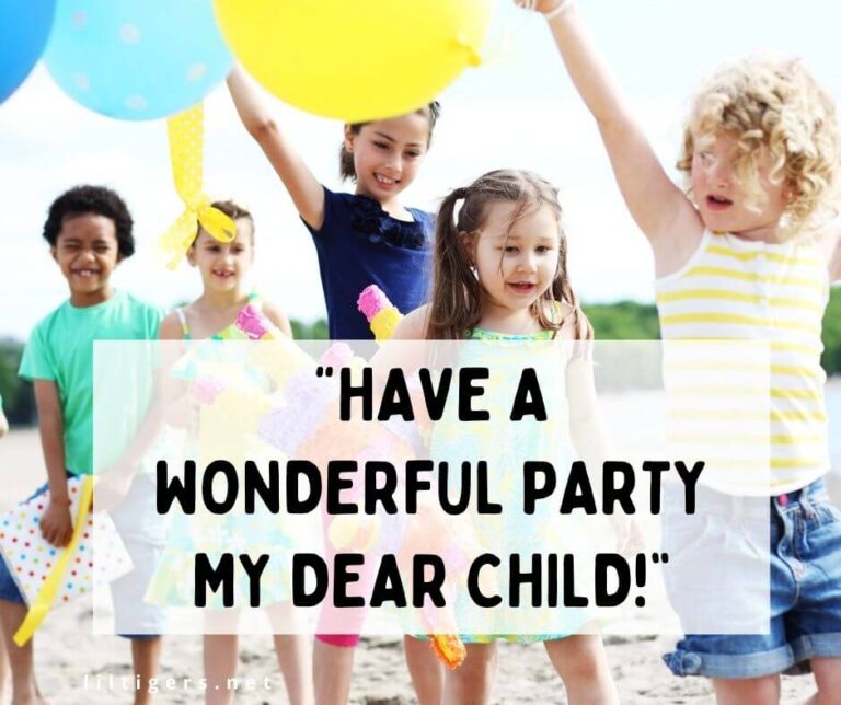 210 Best Party Quotes for Kids - Lil Tigers