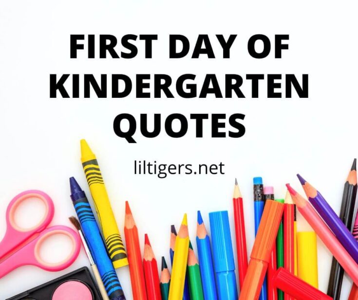 200 Happy First Day of Kindergarten Quotes, Wishes & Messages - Lil Tigers