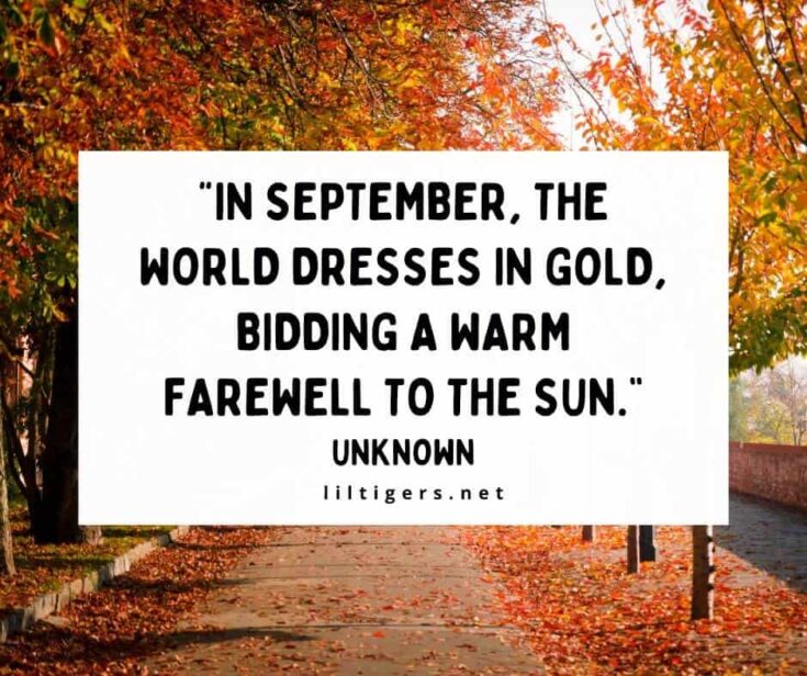 220 Hello September Quotes, Sayings & Wishes (2023) - Lil Tigers