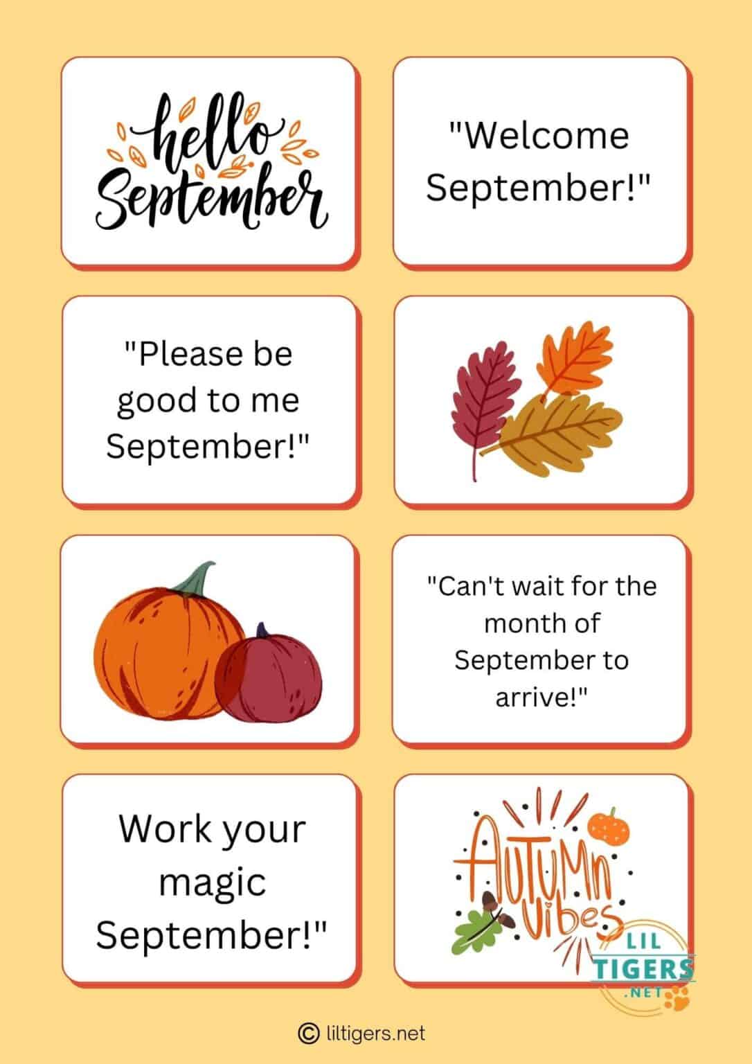 220 Hello September Quotes, Sayings & Wishes (2023) - Lil Tigers