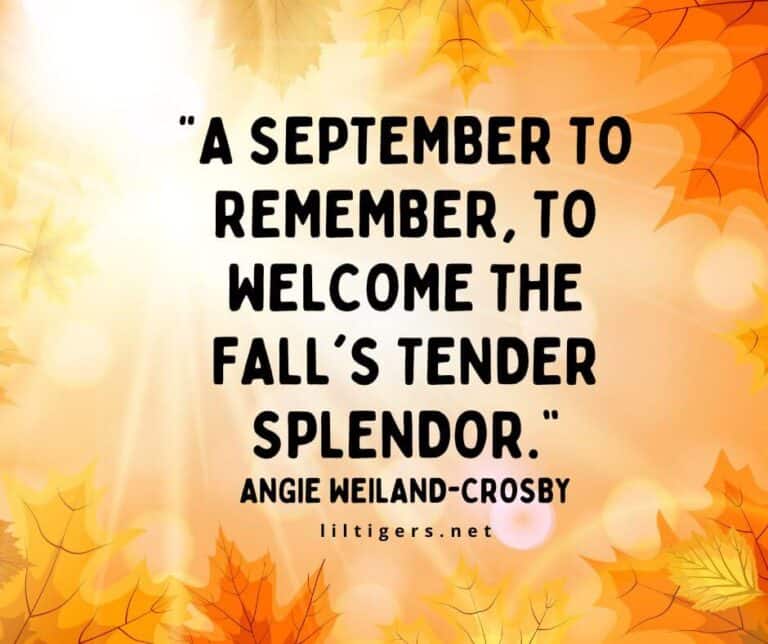 220 Hello September Quotes, Sayings & Wishes (2023) - Lil Tigers